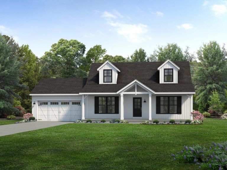 Modern farmhouse plans - custom new homes built on your land.