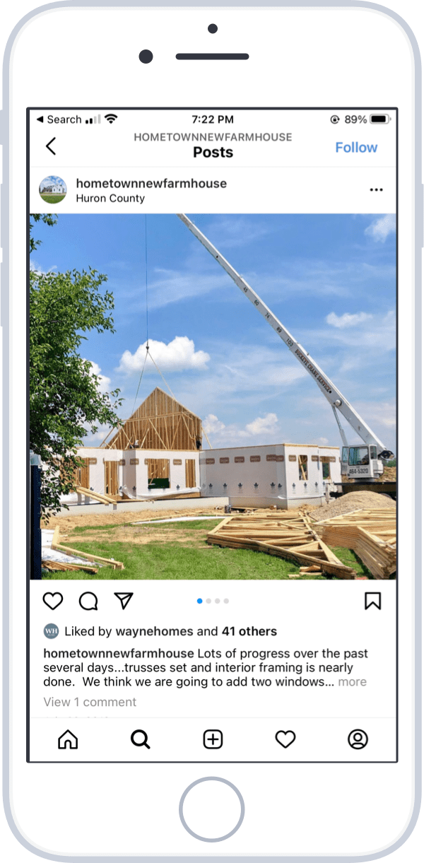 Instagram Inspiration: New Town, New Farmhouse - Wayne Homes