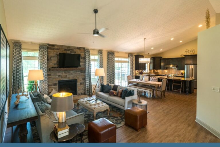 Creating Separation in an Open Concept Floor Plan - Wayne Homes