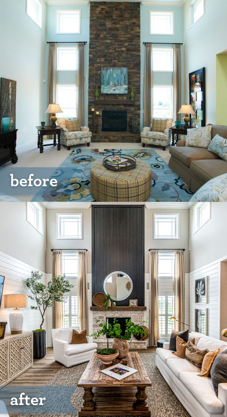 Before & After: Belmont Covington Model Home - Wayne Homes Blog