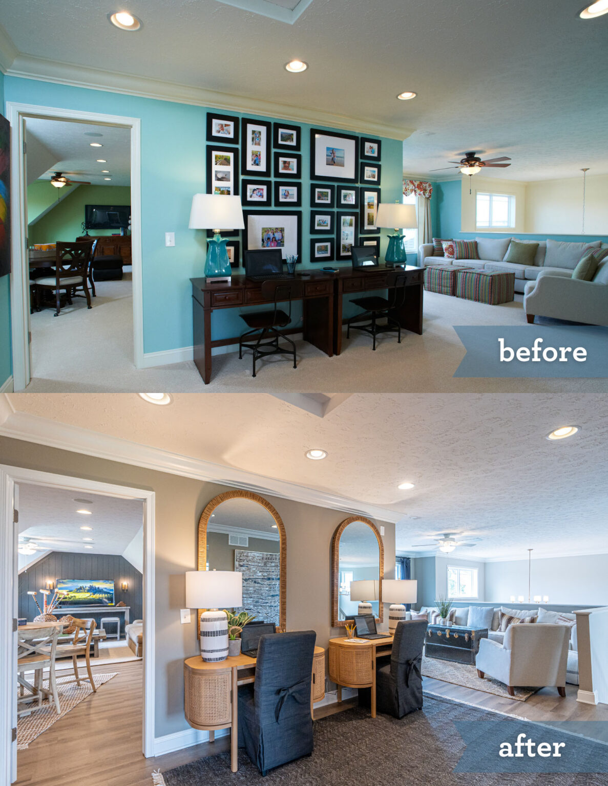 Before & After: Belmont Covington Model Home - Wayne Homes Blog